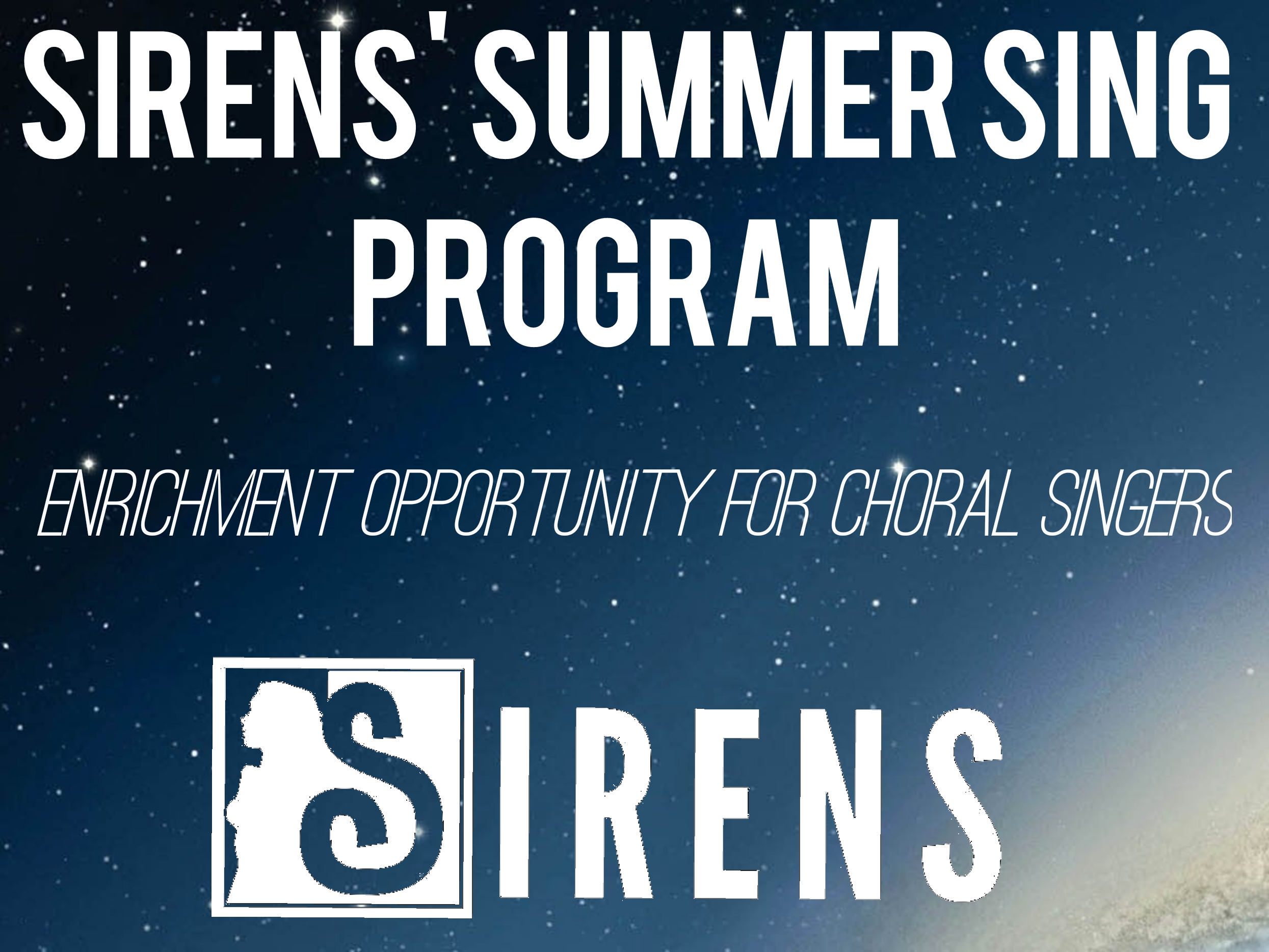 Sirens Summer Sing Program – Sirens